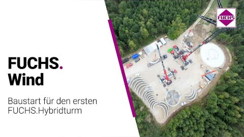 The first FUCHS.Hybrid Tower is rising